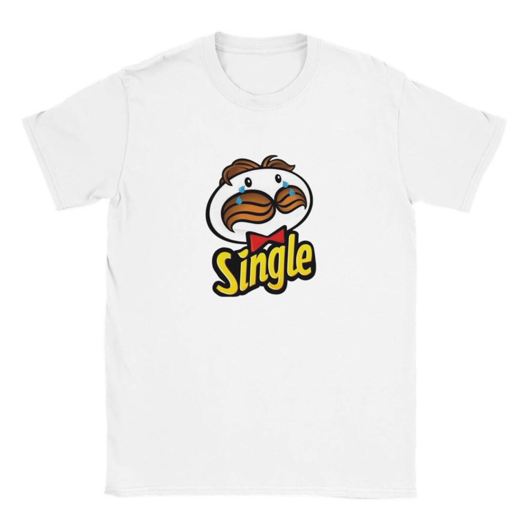 Funny Single Pringles Style T-shirt - Etsy