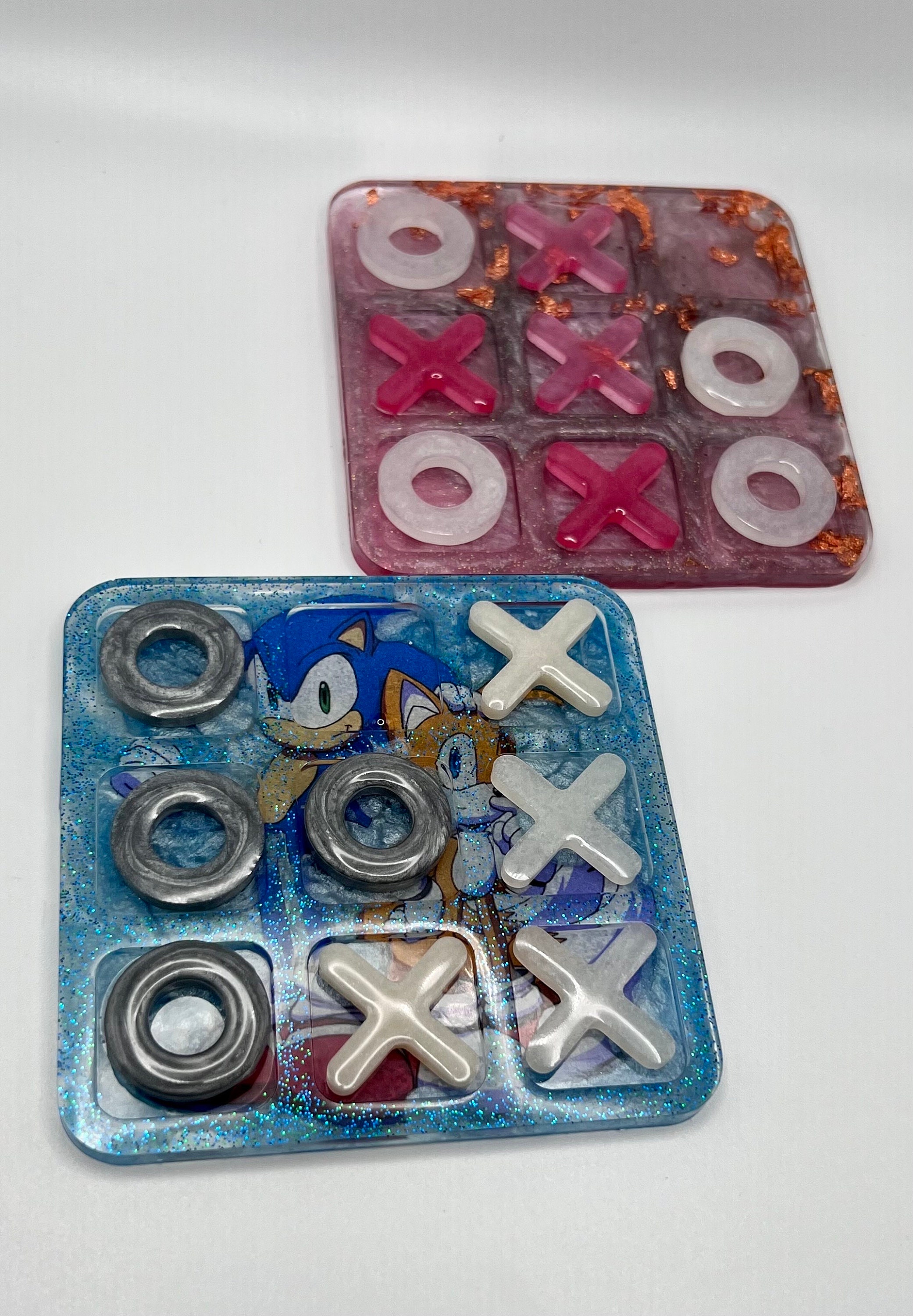 Custom Small Tic Tac Toe Board Game Set - Etsy