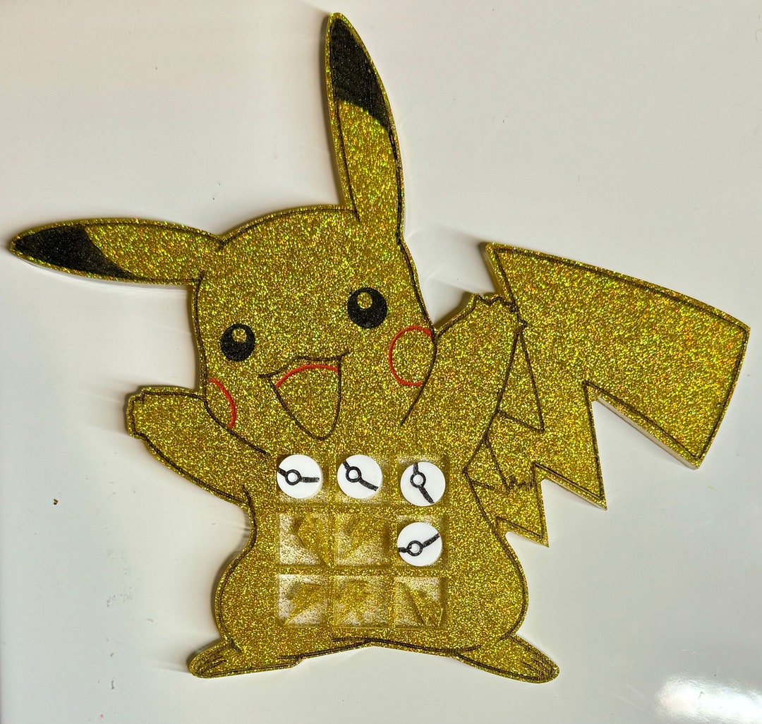 Pokémons Pikachu Tic Tac Toe Board Game With Lightening Bolts and ...