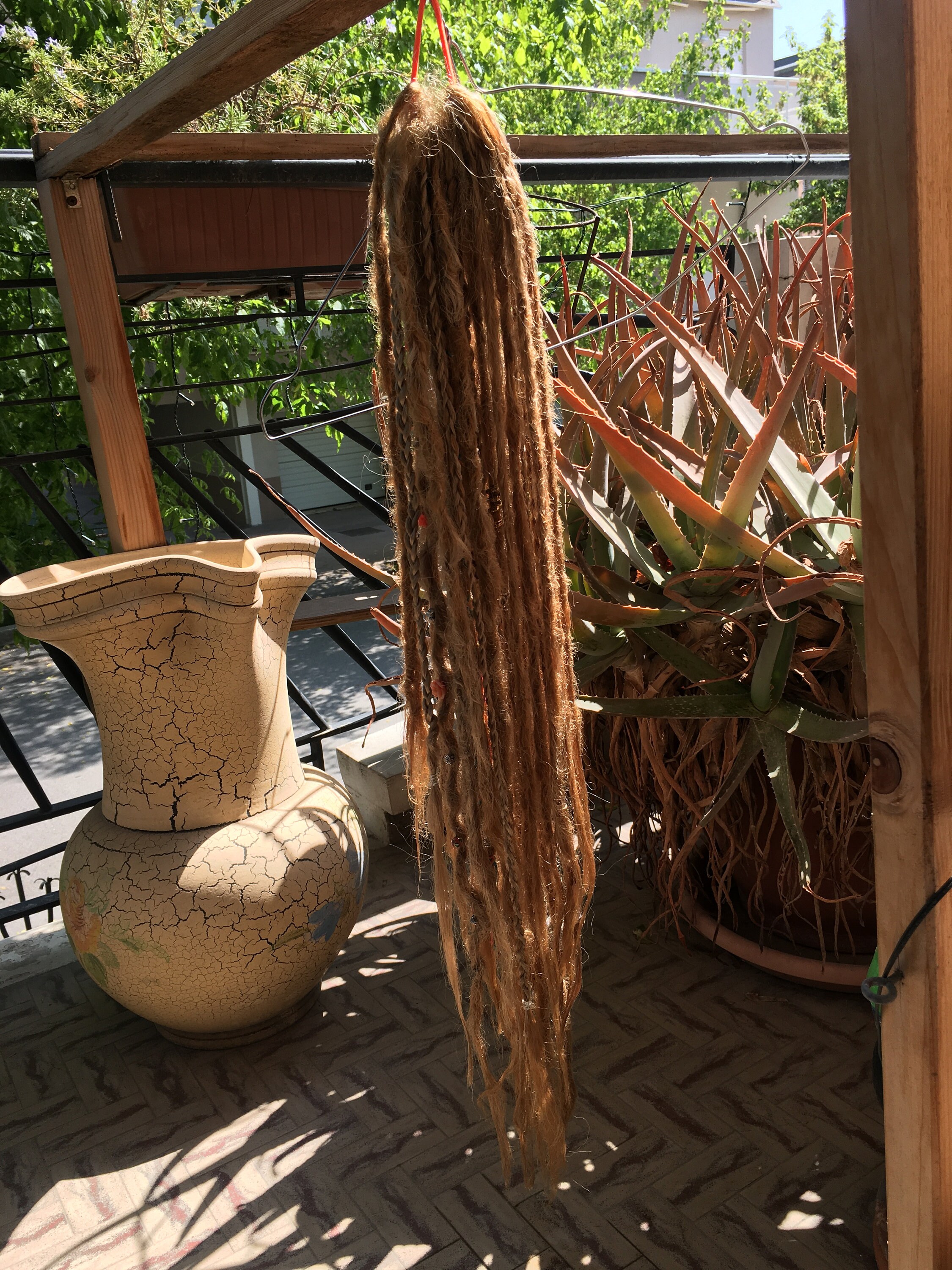 Natural Looking Dreads Extensions / Synthetic Dreadlocks / Viking Witch ...