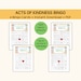 Printable Acts of Kindness Bingo Game, 4 Bingo Cards, Good Deeds, Pay ...