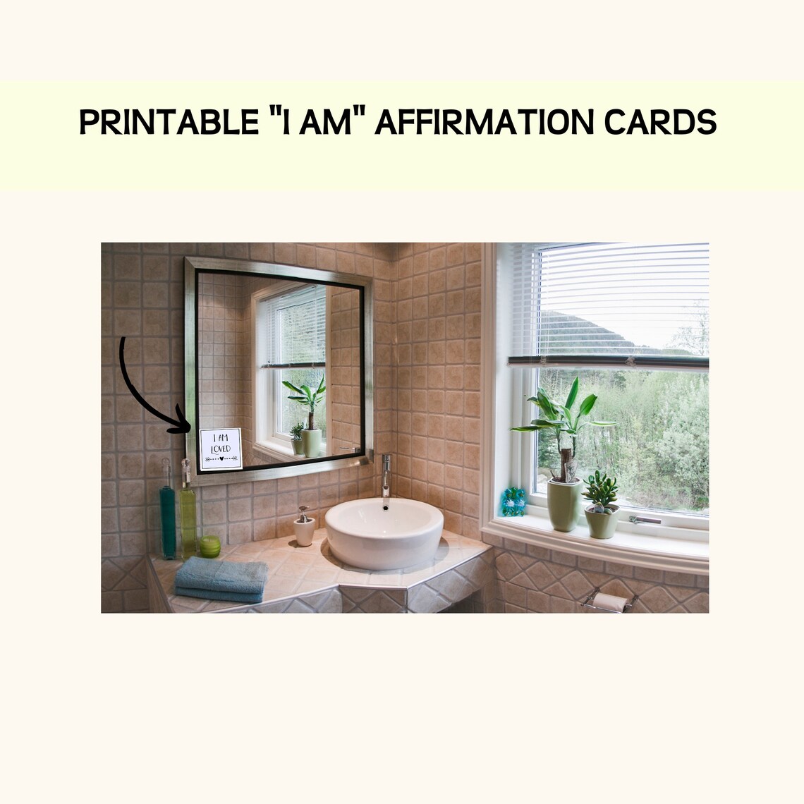 Printable Affirmation Cards, i Am, Self-love, Positive and Motivational ...