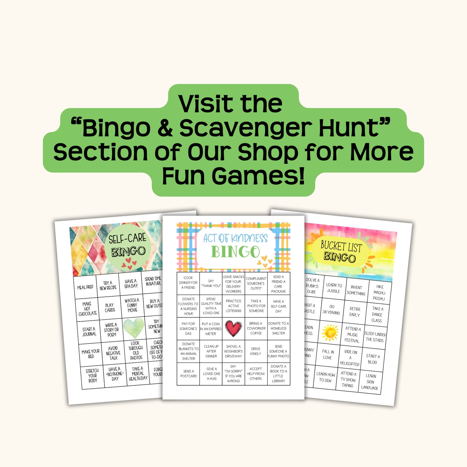 Printable Acts of Kindness Bingo Game, 4 Bingo Cards, Good Deeds, Pay ...
