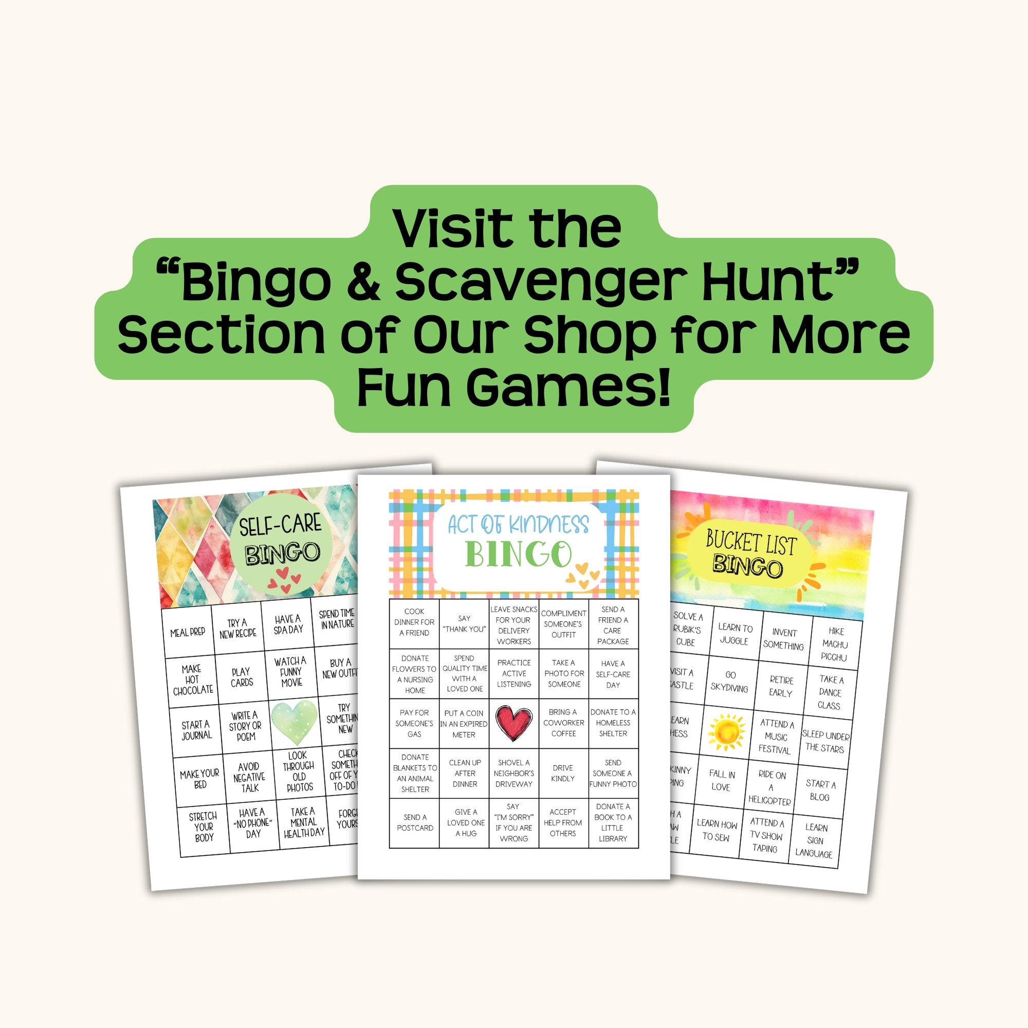 Printable Acts of Kindness Bingo Game, 4 Bingo Cards, Good Deeds, Pay ...