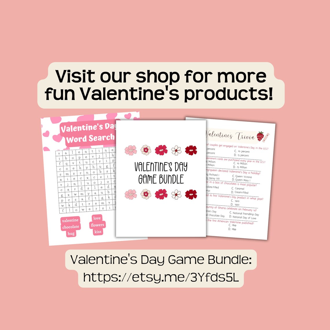 Valentine's Day Love Letters Printable Lined Writing - Etsy