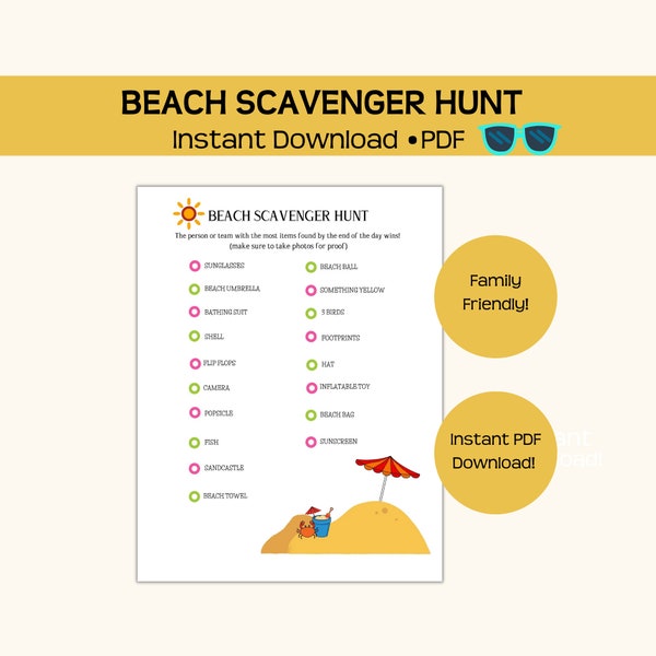 Nature Scavenger Hunt - Etsy