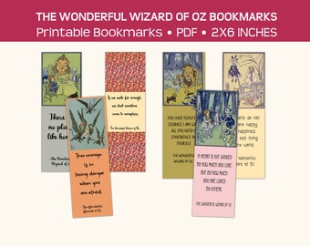 Wizard Land of Oz Bookmarks - Etsy