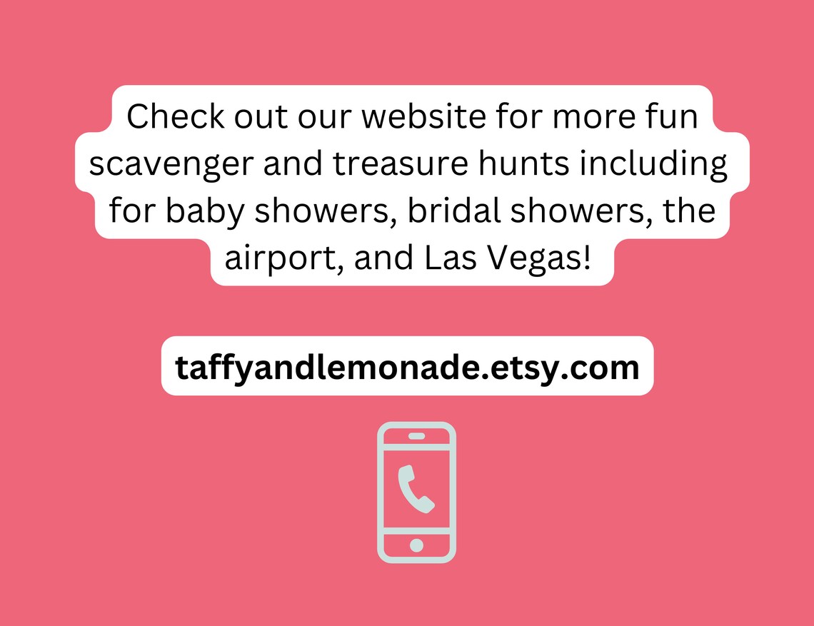 Cell Phone Scavenger Hunt What's on Your Phone Photo - Etsy