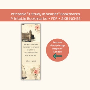 Printable Sherlock Holmes Bookmarks, Quotes From Sir Arthur Conan Doyle ...