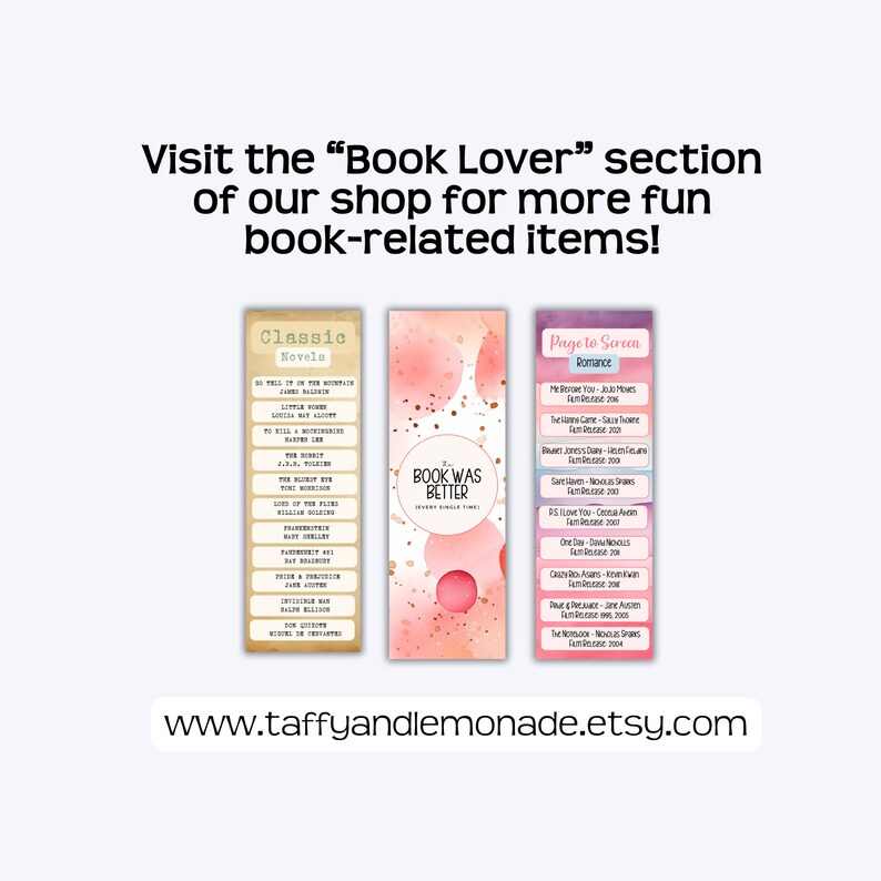 Printable Banned Book Bookmarks, Gift for Book Lovers, Instant Pdf ...