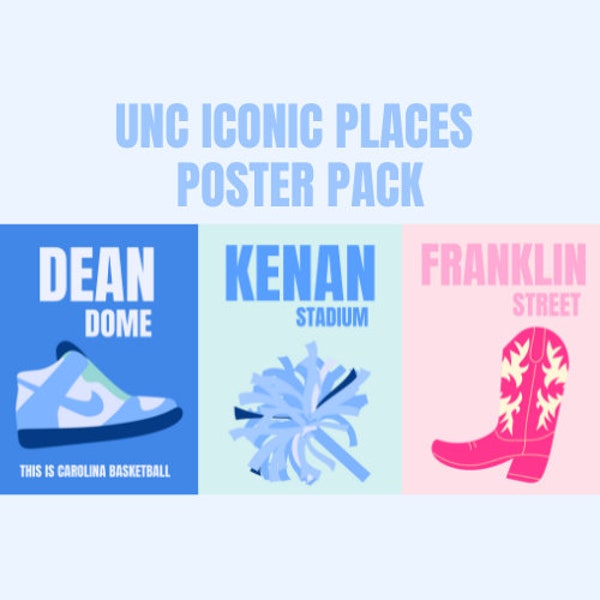 Unc Poster - Etsy