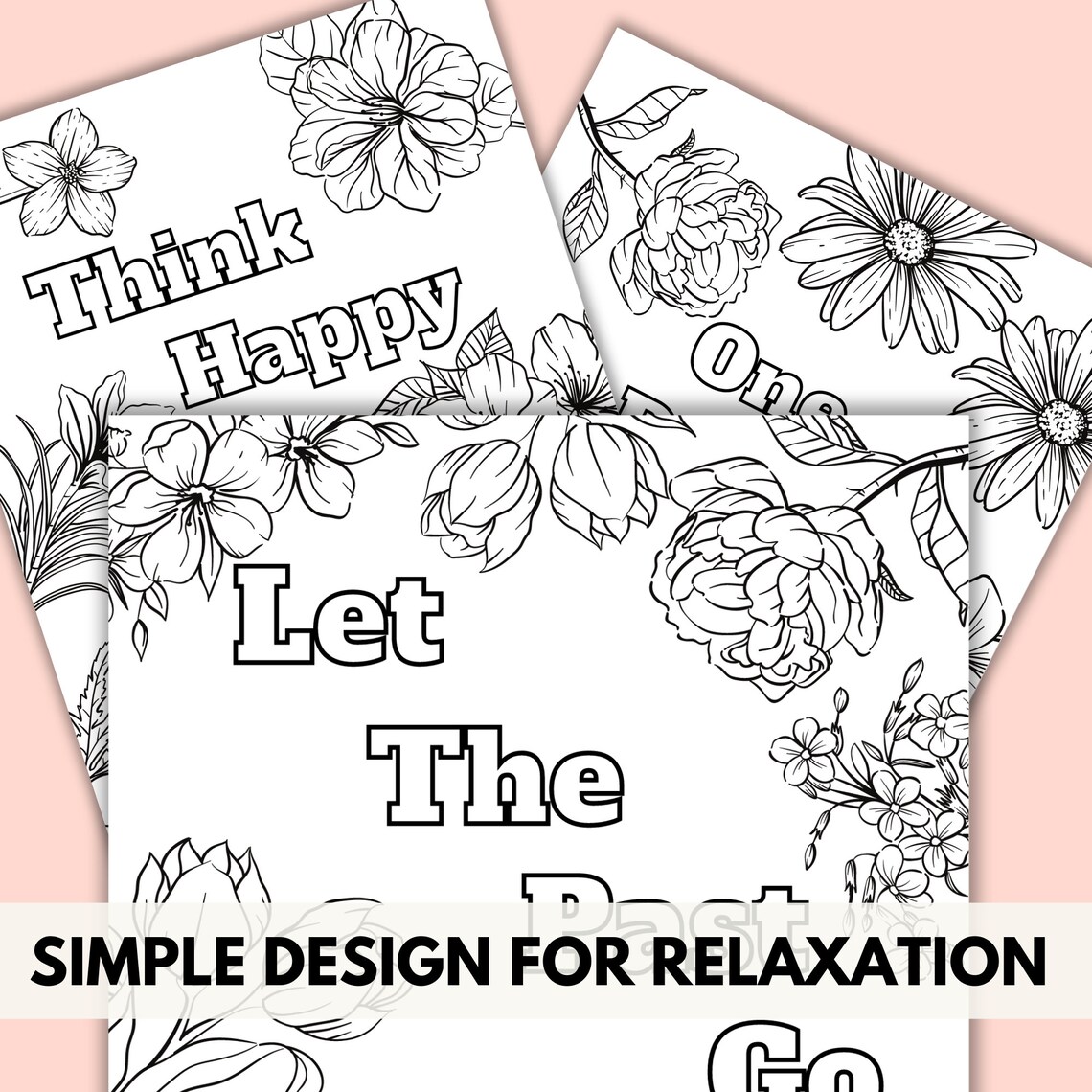 Flower Coloring Pages With Inspirational Quotes, Inspirational Coloring ...