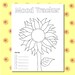 Hand Drawn Sunflower Mood Tracker, Mood Tracker Printable, Journal ...