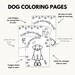 Dog Coloring Pages, Kids Activities, Coloring Pages for Young Kids ...