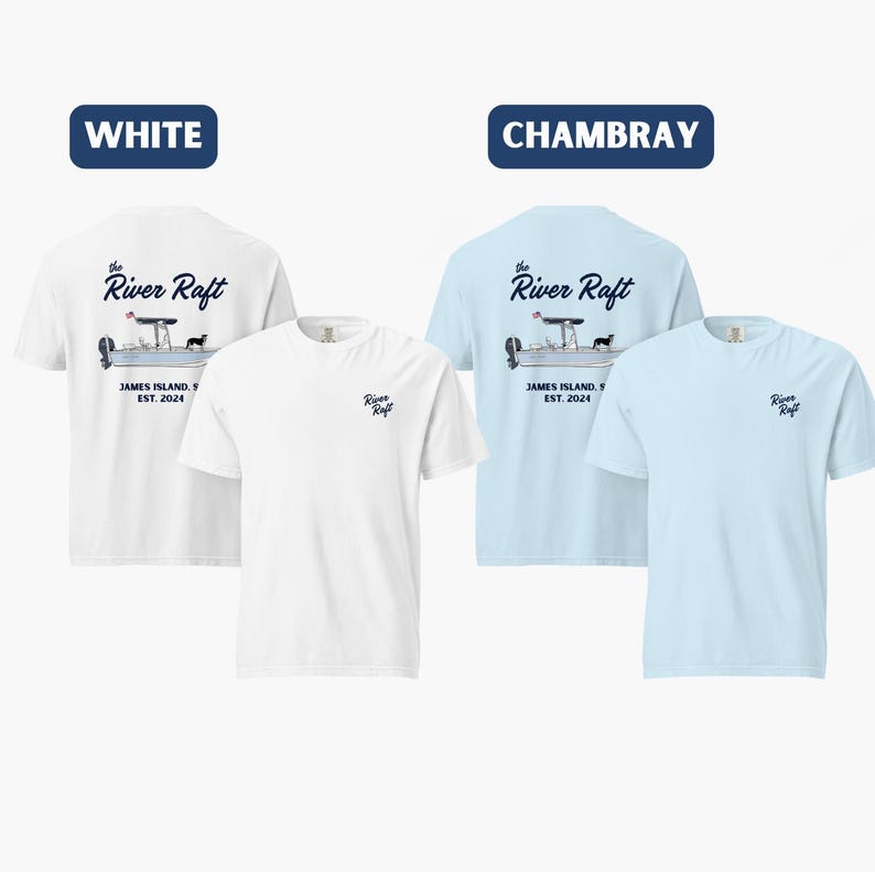 Custom Boat T-shirt (tshirt Only, Artwork Purchase Separately ...