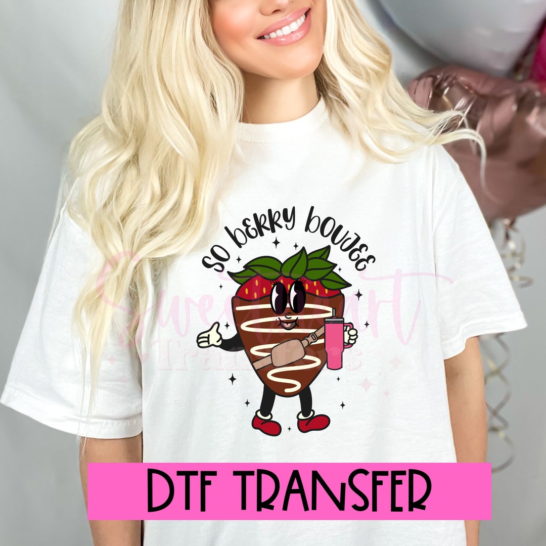 DTF Valentine so Berry Bougee, Ready to Press Transfer - Etsy