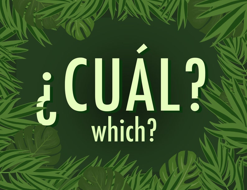 Spanish Question Words Poster Set (with English Translations ...
