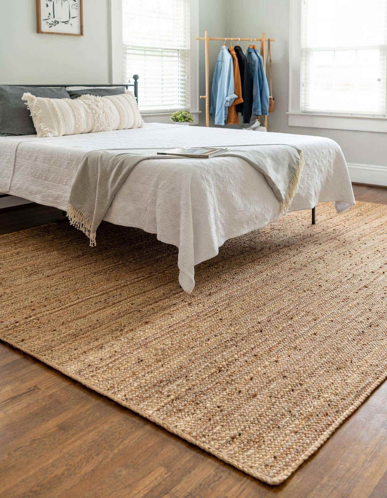 8x10 Jute Rug 9x12 Jute Rug Braided Rug for Farmhouse, Living Room, Indoor Outdoor Rug Patio Rug ...