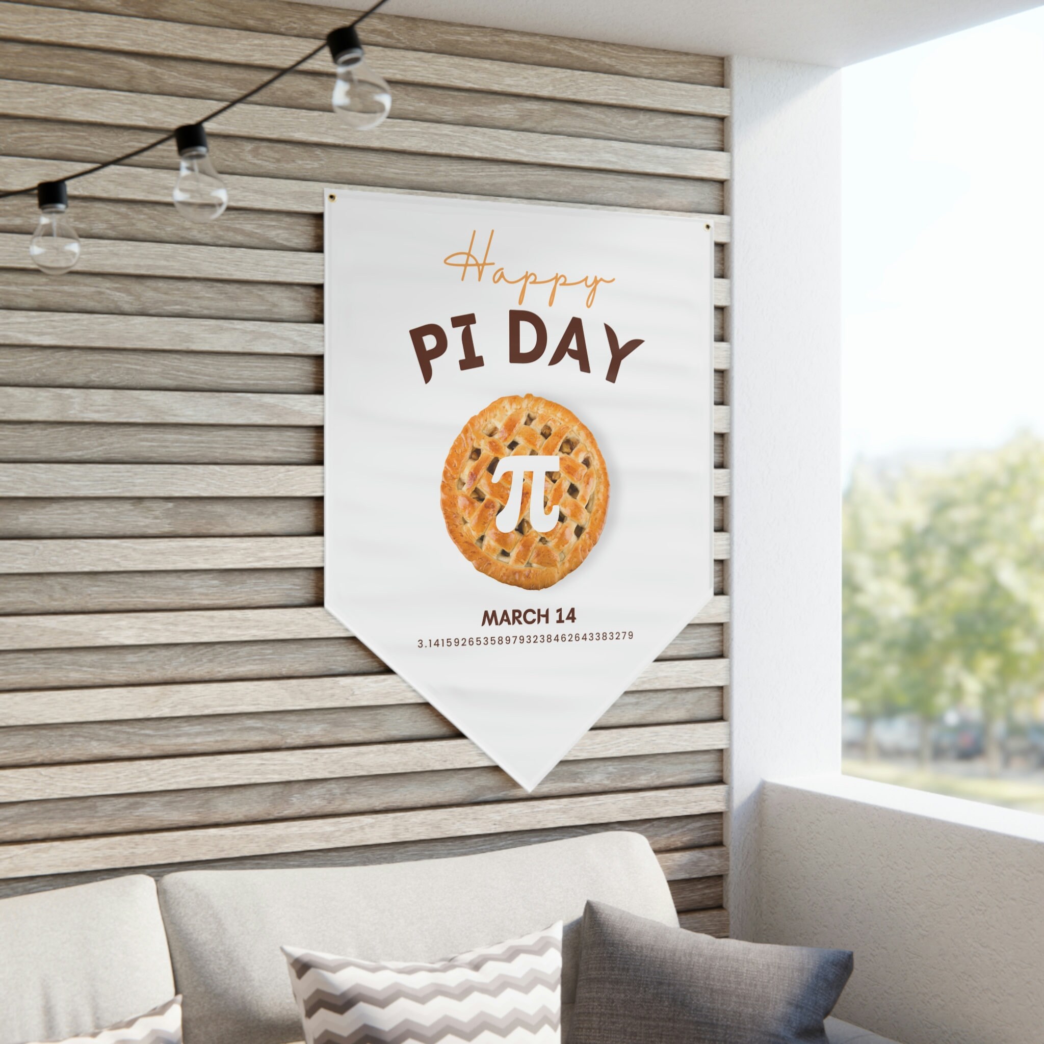 Happy Pi Day Welcome Sign, Vinyl Pi Day Banner, Math Decorations, Pi ...