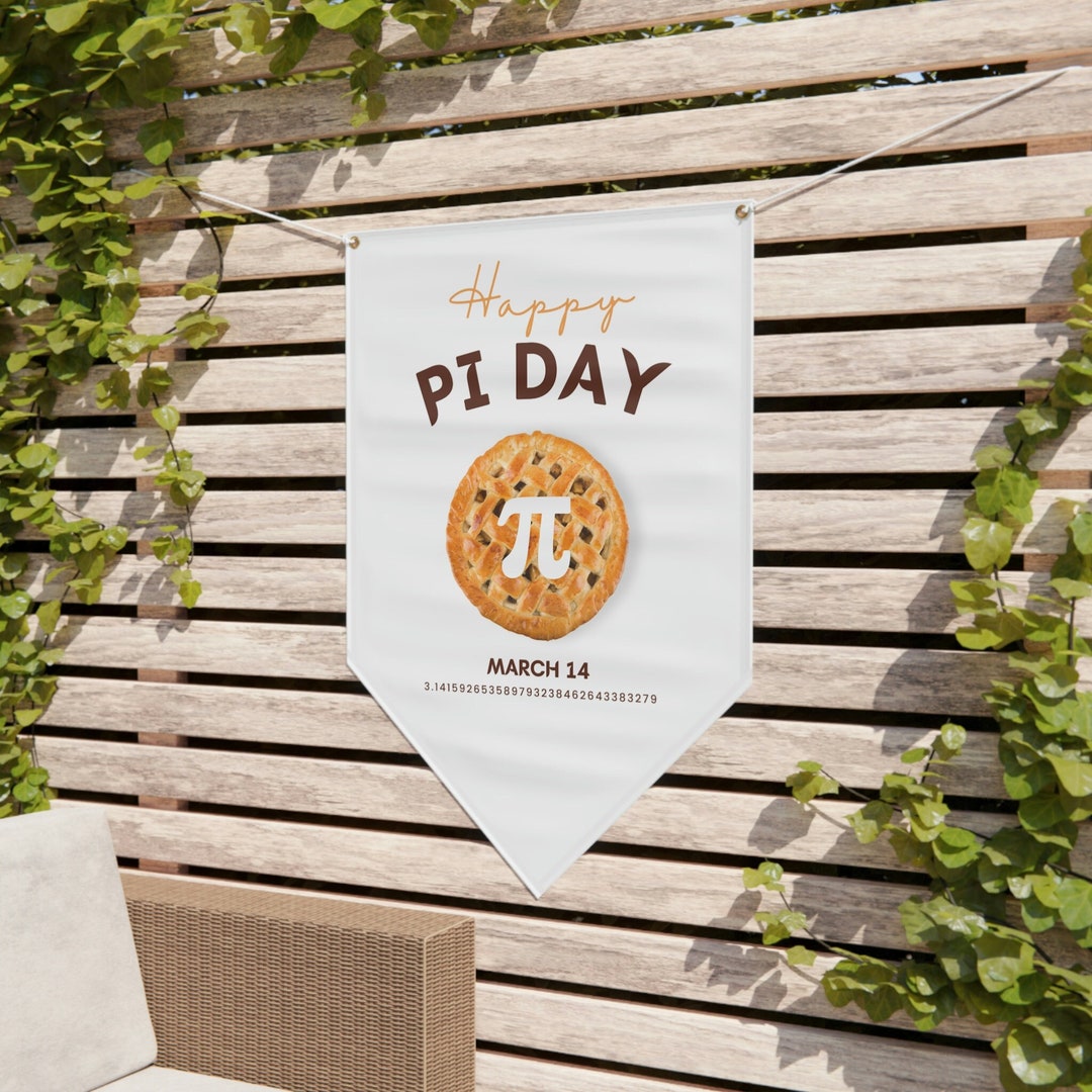 Happy Pi Day Welcome Sign, Vinyl Pi Day Banner, Math Decorations, Pi ...
