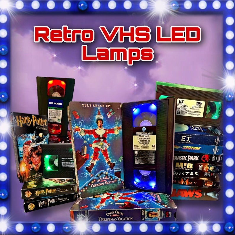 VHS LED Lamps - Etsy