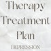 Sample Depression Treatment Plan, Clinical Depression Treatment Plan ...