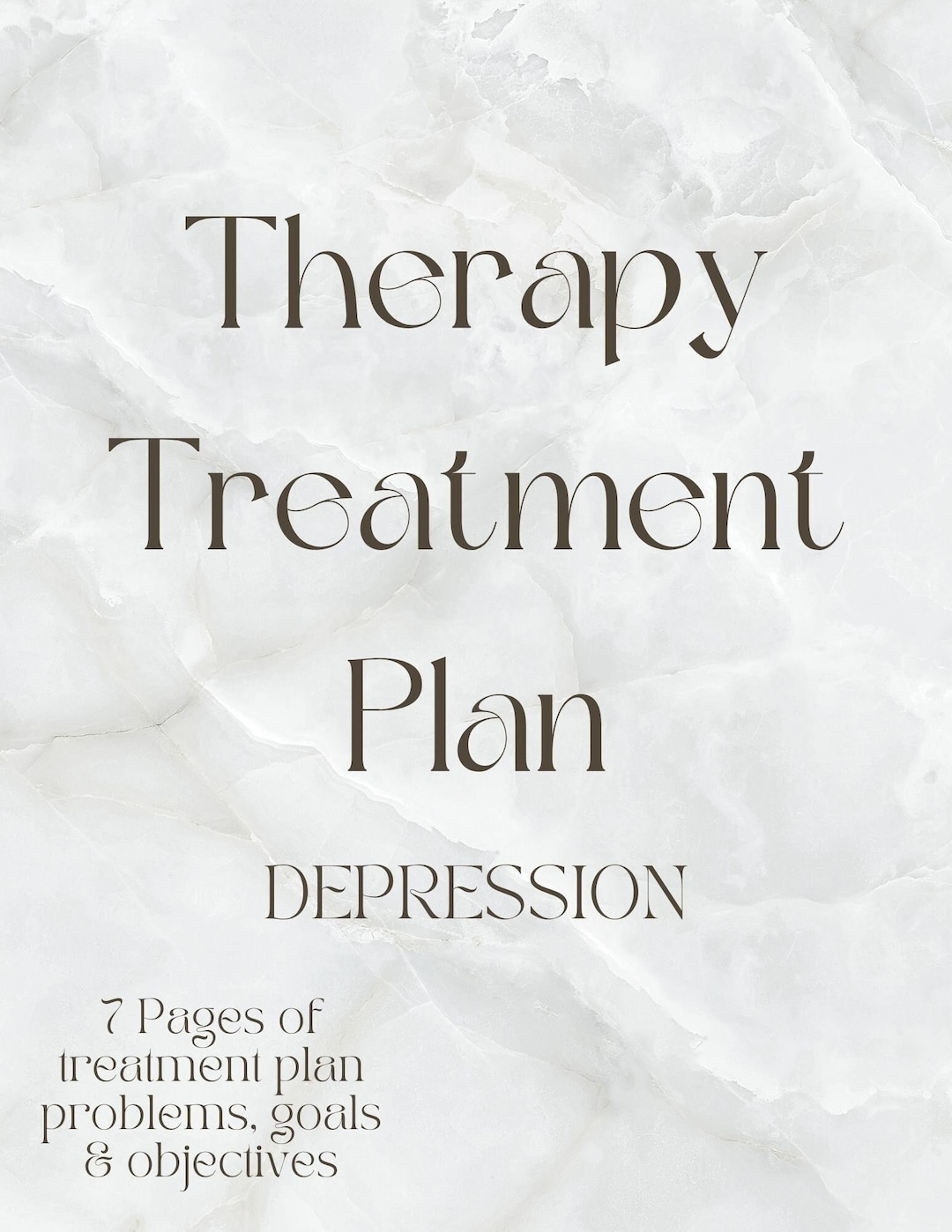 Sample Depression Treatment Plan, Clinical Depression Treatment Plan ...