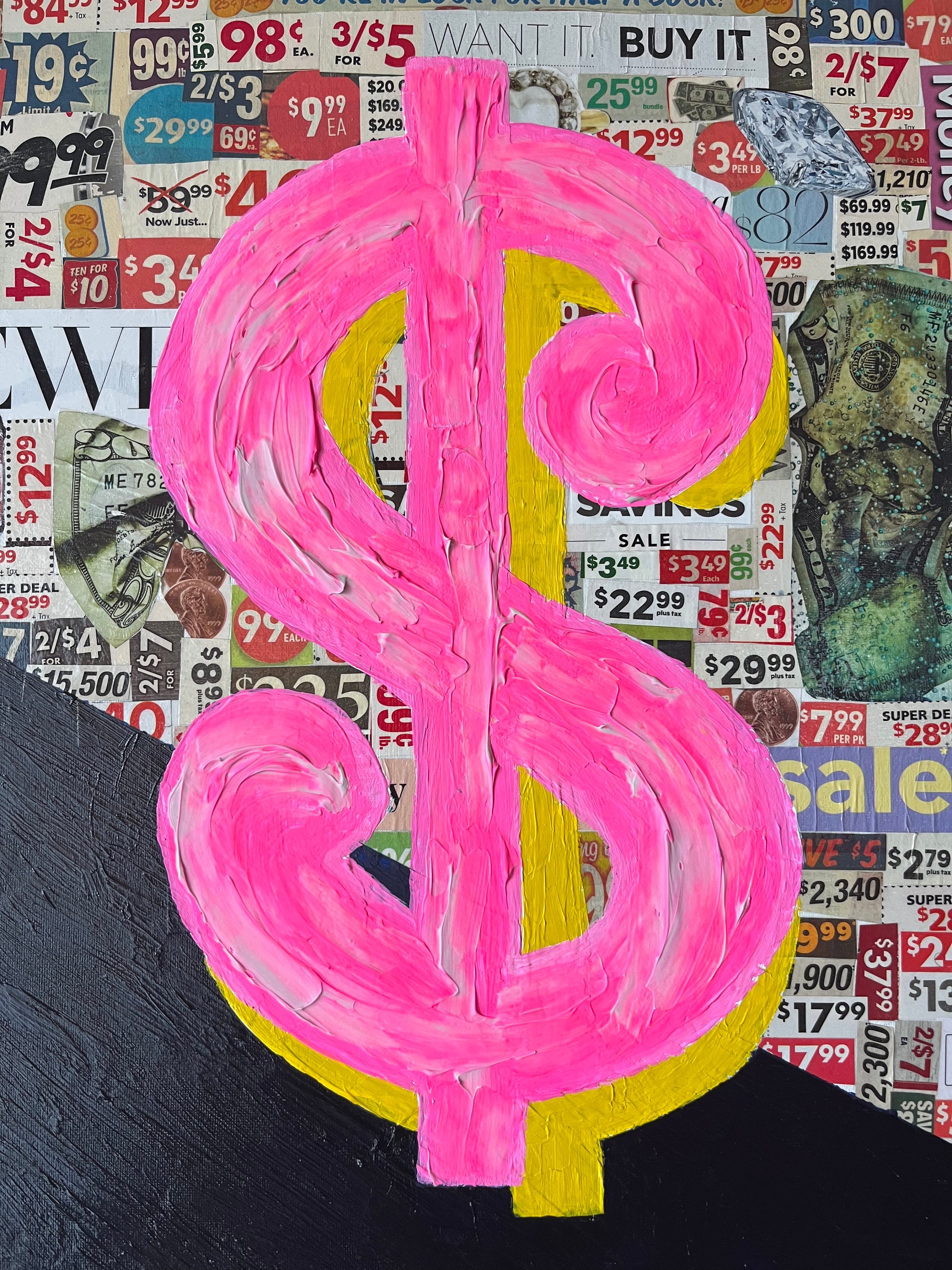 Money Canvas Painting - Etsy