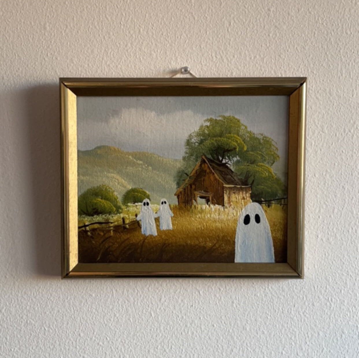 Thrift Store Ghost Painting - Etsy
