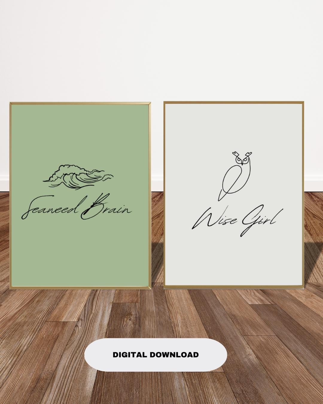 Seaweed Brain and Wise Girl Digital Downloads - Percy Jackson Inspired ...