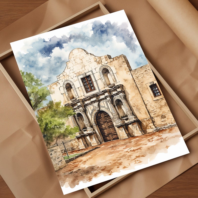 Wall Art of the Alamo - Etsy