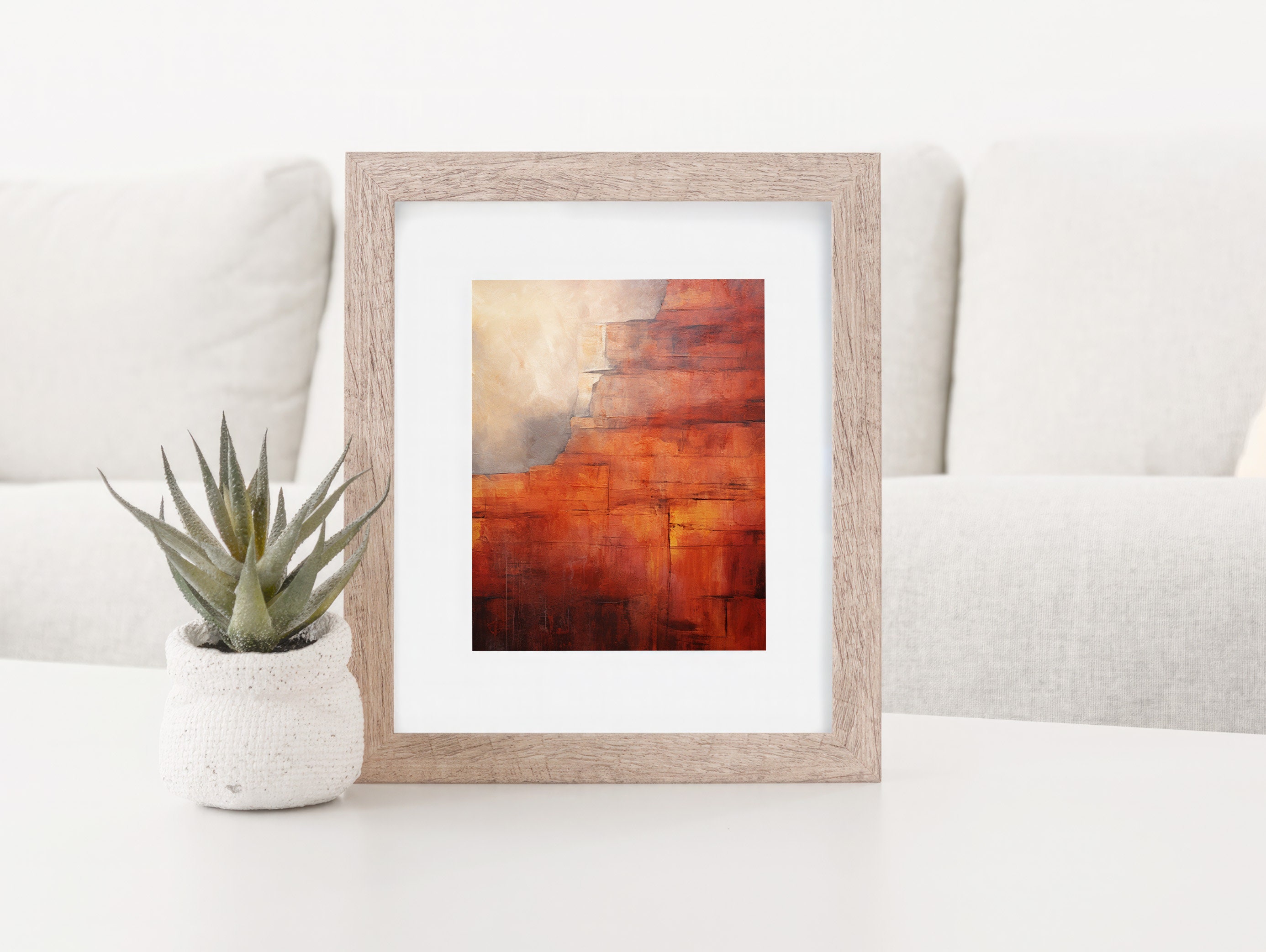 Sedona Red Rock Abstract Immerse in Mystical Beauty of Arizona - Etsy