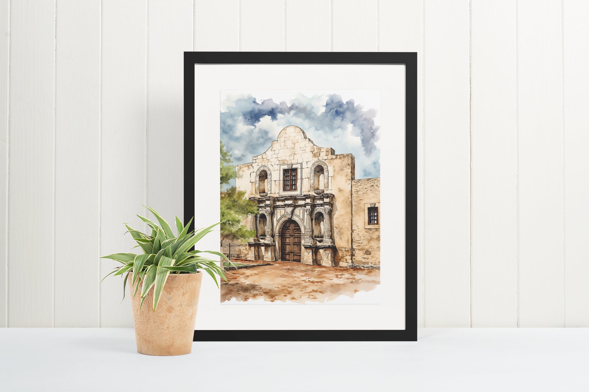 San Antonio Alamo Legacy Art Print Historic Landmark Tribute Texas ...