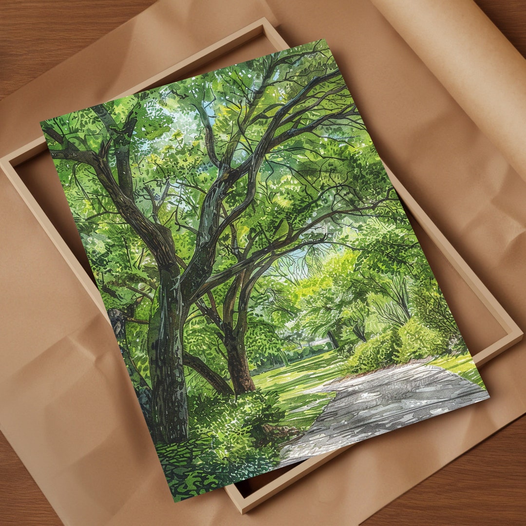 Longview Arboretum Art Print Arboreal Natures Symphony Celebrating the ...