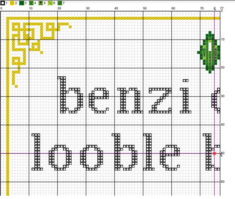 Sims Simlish Positive Quote Cross Stitch - Etsy