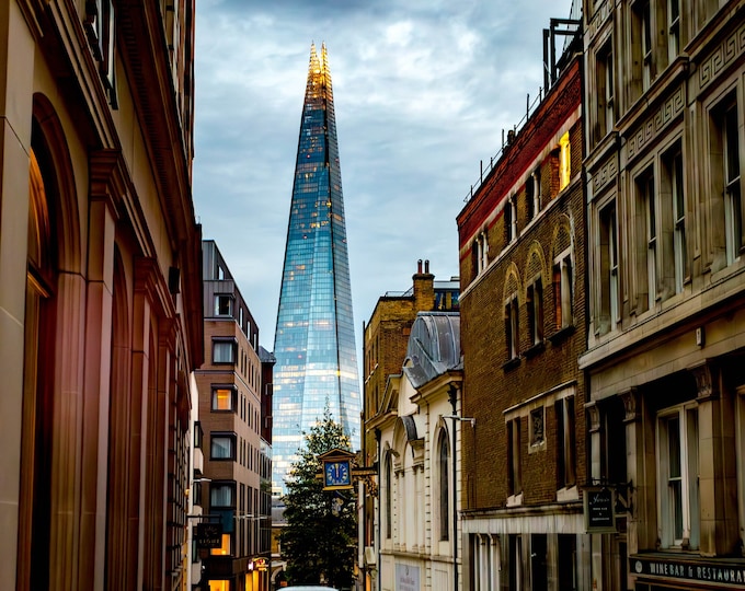 Streets of London Shard View Digital Print Art Work - Etsy