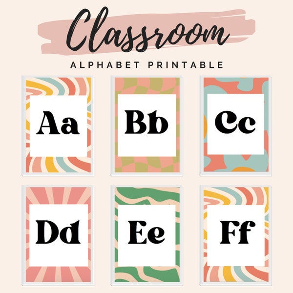 Alphabet Printable - Etsy Australia
