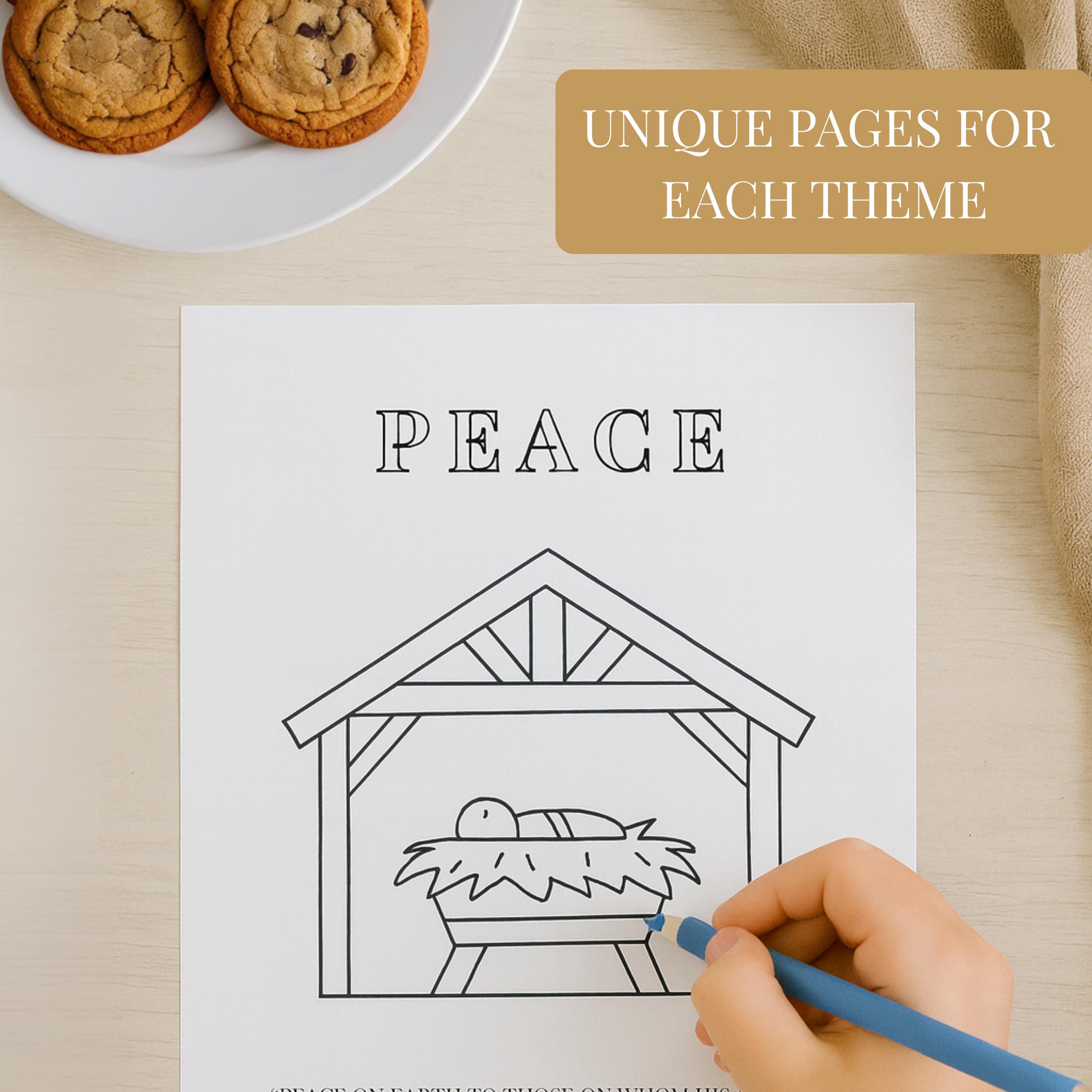 Advent Devotional for Kids Printable | Christmas Coloring Pages ...
