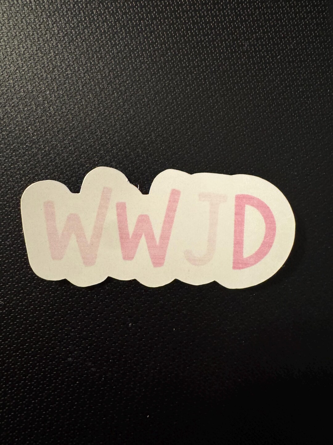 Pink WWJD Sticker - Etsy