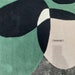 Modern Abstract Green Irregular Shape Woolen Hand Tufted Designer Area ...