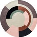 Modern Abstract Colorful Round Rug Handmade Tufted 100% Woolen Rug for ...