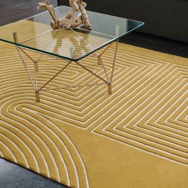 Modern Abstract Rug - Etsy