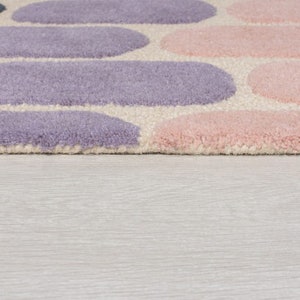 Handmade Modern Abstract Woolen Area Rug for Living Room Bedroom ...