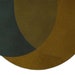 Ultra Modern Dark Oval Shape Handmade Abstract Woolen Designer Soft ...