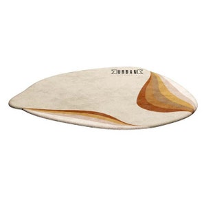 Minimalist Modern Abstract Irregular Odd Shape Unique Handmade Woolen ...