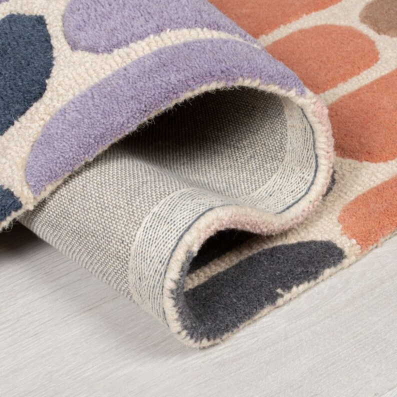 Handmade Modern Abstract Woolen Area Rug for Living Room - Etsy