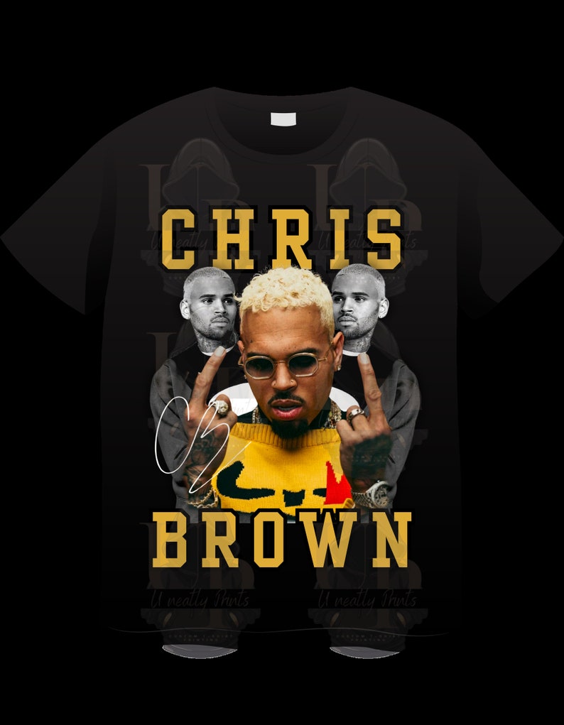 CHRIS BROWN Bundle Designs PNG 2 Styles - Etsy