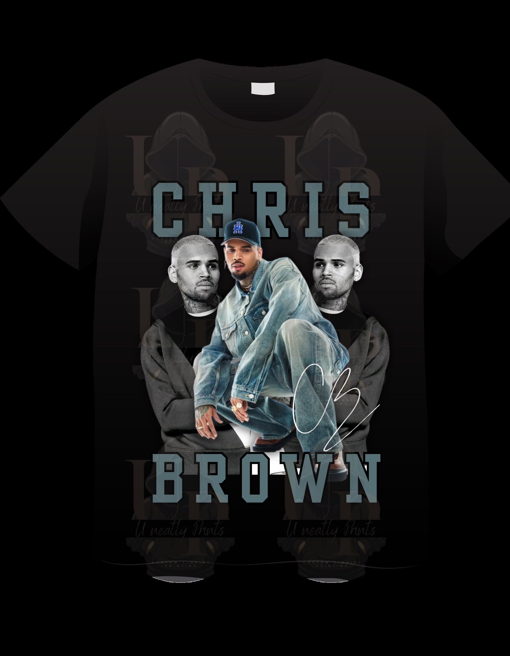 CHRIS BROWN Bundle Designs PNG 2 Styles - Etsy