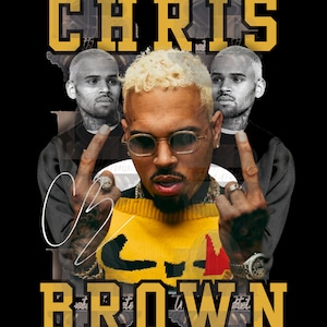 CHRIS BROWN Bundle Designs PNG 2 Styles - Etsy