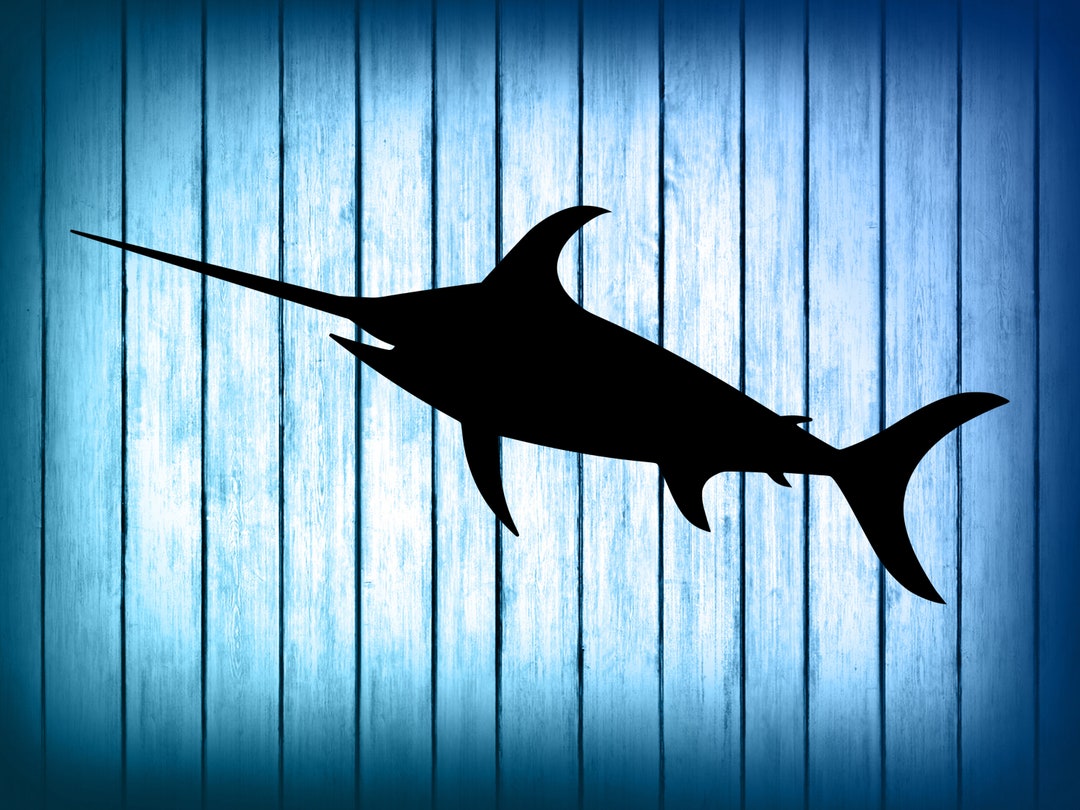 Swordfish Metal Wall Art | Ocean Fish Metal Decor | Aquatic Home Decor ...